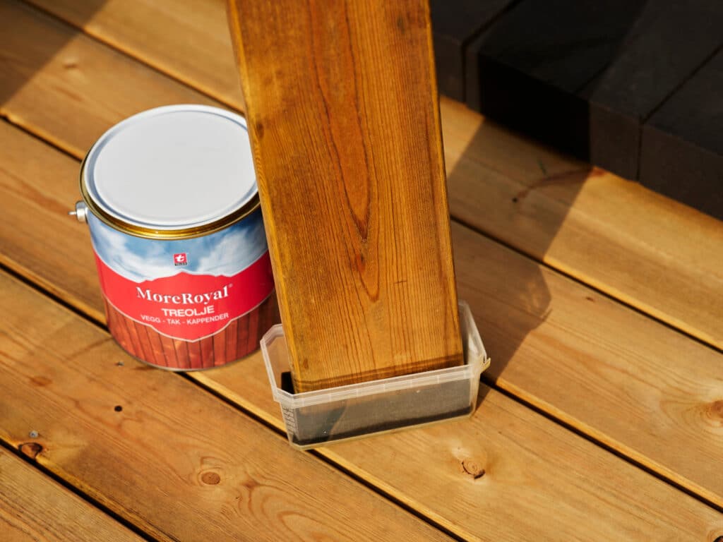 MøreRoyal Treolje | Behandling av MøreRoyal kledning og tretak