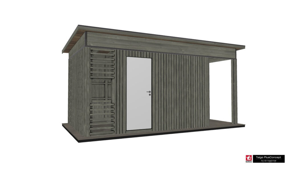 Multibod 1854 | Pratktisk hagebod med 2 dører, 13 kvm | Talgø