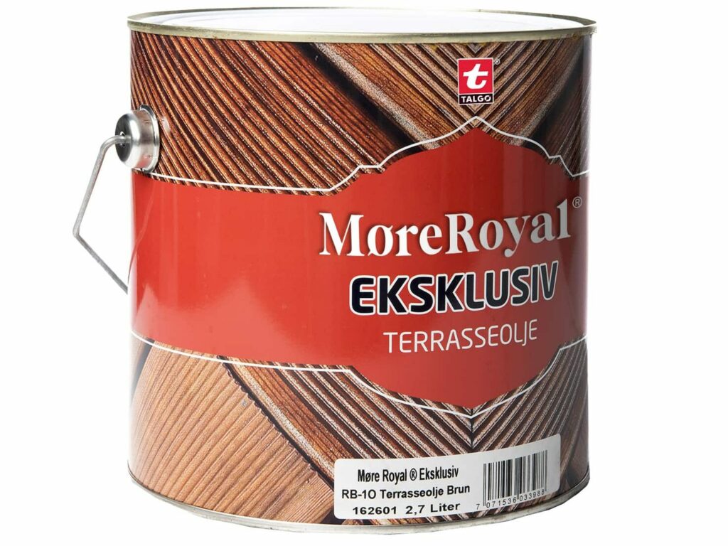 Derfor bør du velge MøreRoyal® EKSKLUSIV Terrasseolje - Talgø MøreRoyal