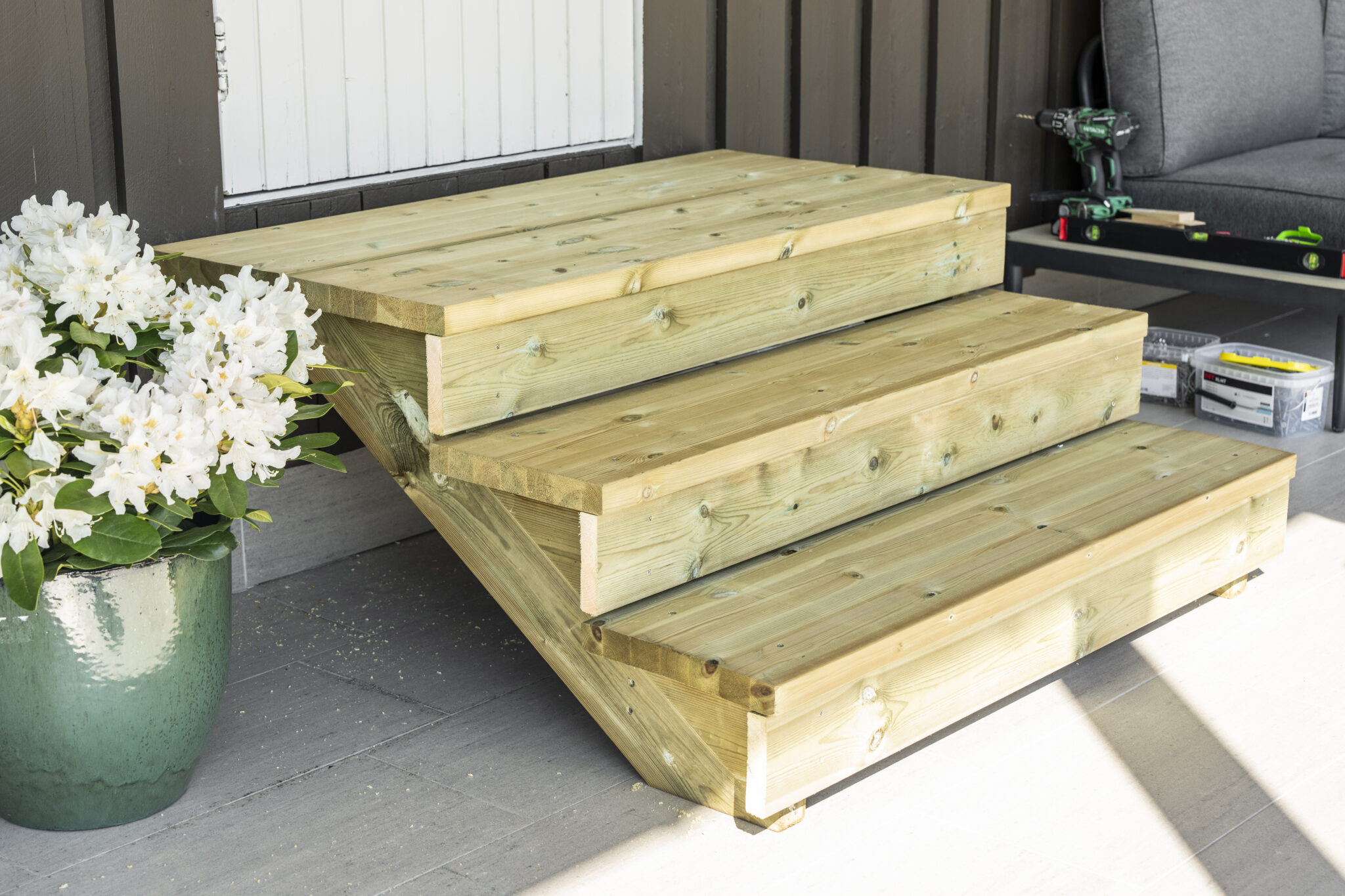 Utetrapp i en fei? Bygg en kjapptrapp fra Talgø - Talgø MøreRoyal